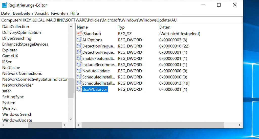 Windows 10 1809, 1903 … RSAT, WSUS und Proxy – Björn Krombusch